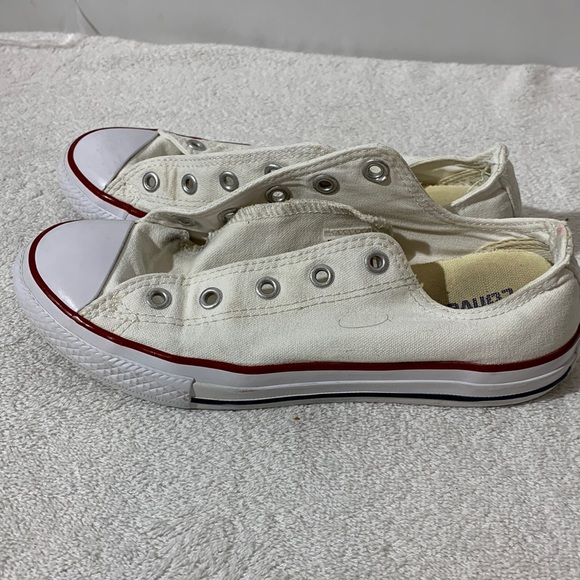 Converse | Shoes | Converse All Star Low Kids Size 3 White Chuck Taylor ...